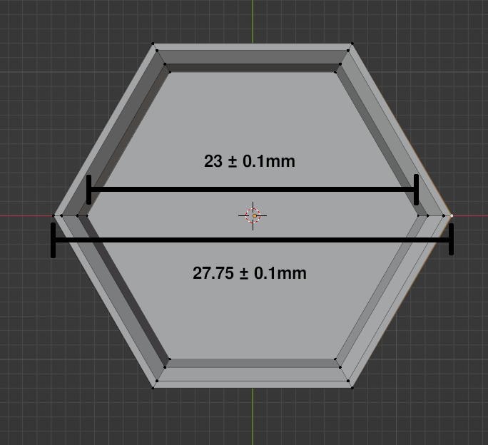 TTRPG Hexagonal Model Base by God Of Mayo | Download free STL model | Printables.com