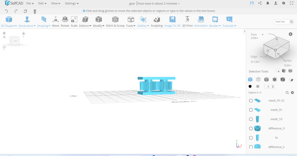 Gear fidget toy by ... | Download free STL model | Printables.com