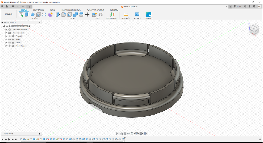 Wheel Cap 55mm by Guliwer06 | Download free STL model | Printables.com