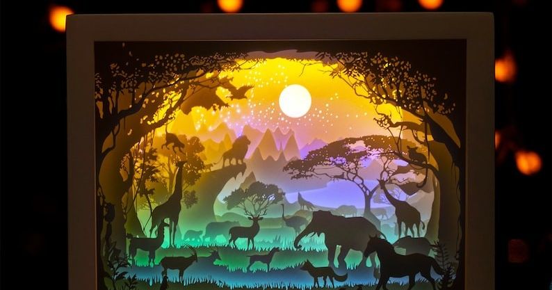 africa lightbox by tecnoculebras | Printables Store