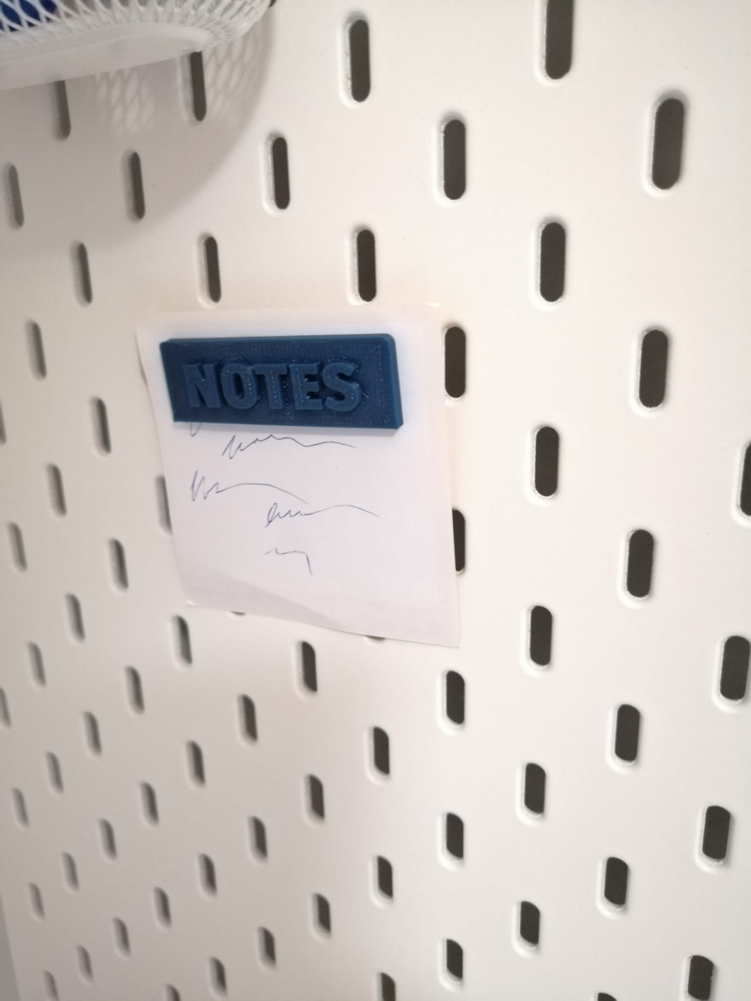 IKEA Skadis Note Holder by Ozan Önder | Download free STL model ...