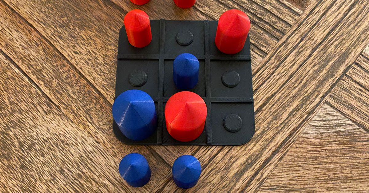 Stackable Tic Tac Toe by rowertg | Download free STL model | Printables.com