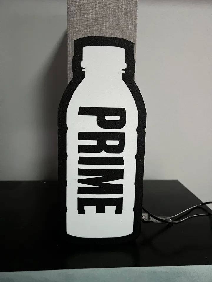 Prime Bottle w/stand by RL | Download free STL model | Printables.com
