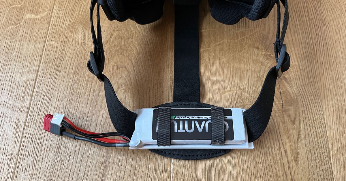 Battery holder for FPV Goggle by Tobias Kramer | Download free STL ...