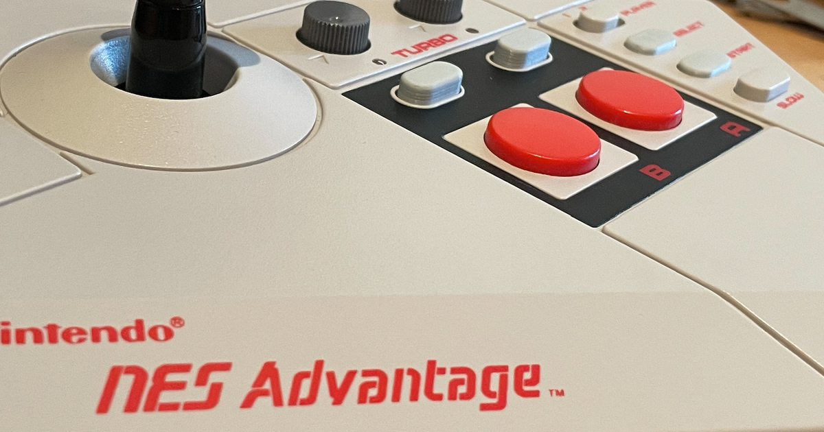 NES Advantage Replacement Buttons by loicloic | Download free STL model ...