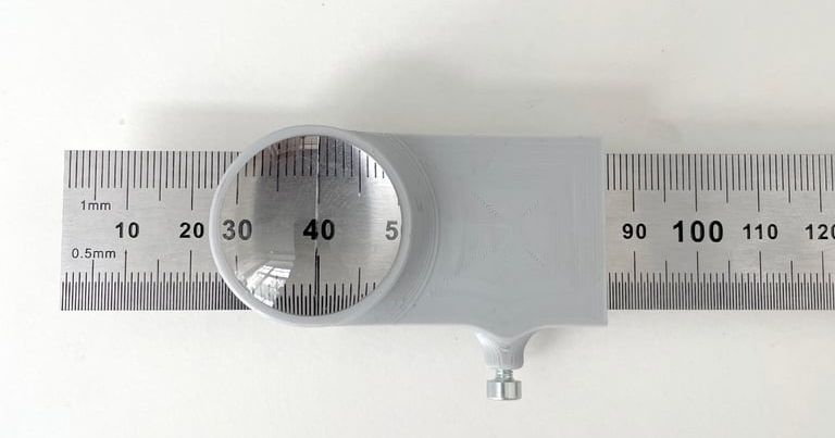 Ruler depth stop with indicator lens by Sunday Objects | Download free ...