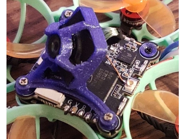 TPU TinyWhoop Camera Mounts (multiple cameras, 15-55°) by tippfehlr | Download free STL model ...