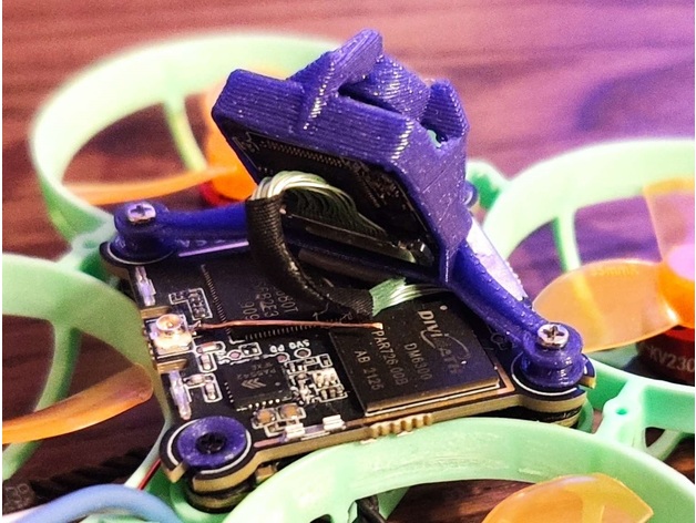 TPU TinyWhoop Camera Mounts (multiple cameras, 15-55°) by tippfehlr | Download free STL model ...