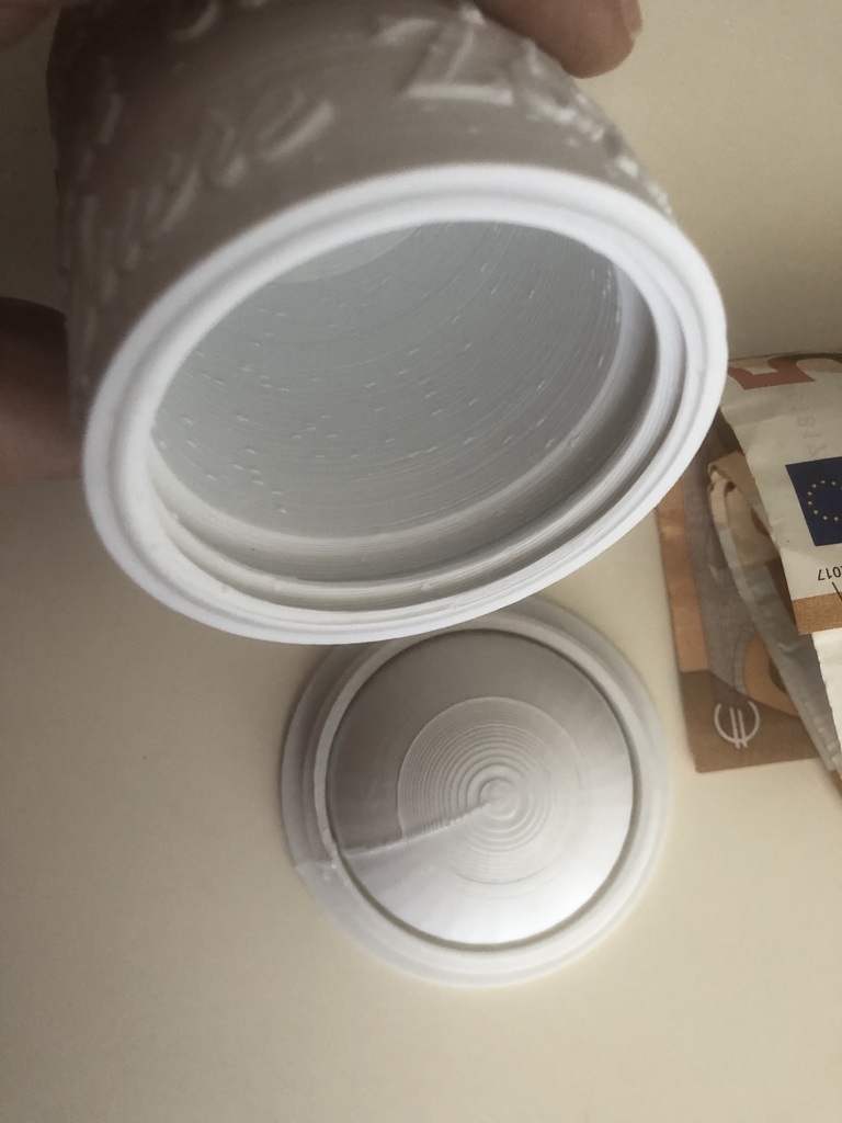 BOTTLE CONTAINER WITH HIDDEN COMPARTMENT (PRINT-IN-PLACE) by Botcan3D ...