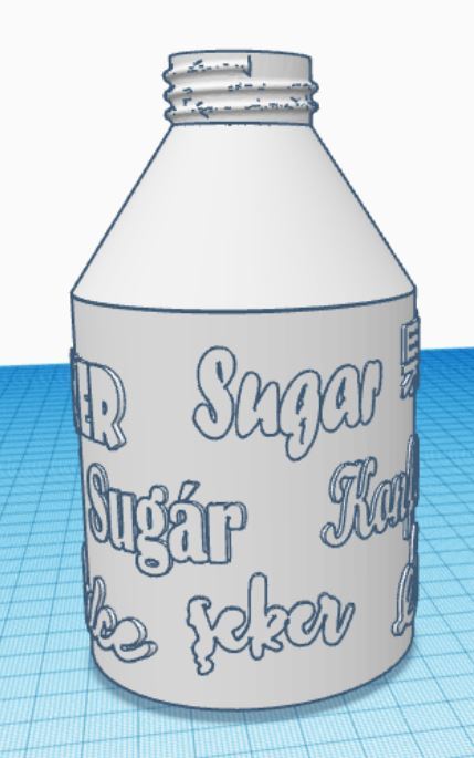 BOTTLE CONTAINER WITH HIDDEN COMPARTMENT (PRINT-IN-PLACE) by Botcan3D ...