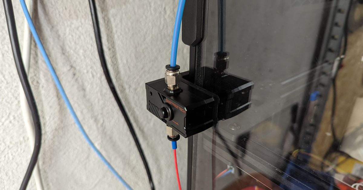BigTreeTech Smart Filament Sensor (BTT SFS) V2.0 mount by Jean-Luc ...