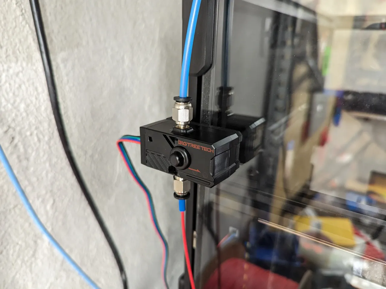 BigTreeTech Smart Filament Sensor (BTT SFS) V2.0 mount by Jean-Luc Geering | Download free STL ...