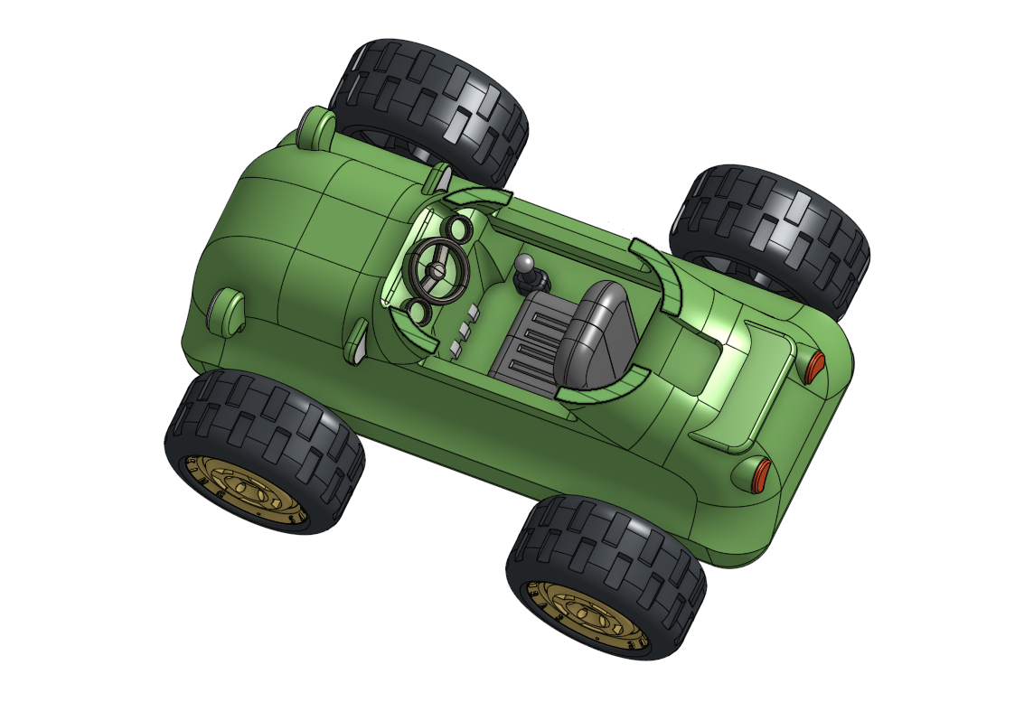 Racing Car - Little Buggy by Zdeněk Sába | Download free STL model ...