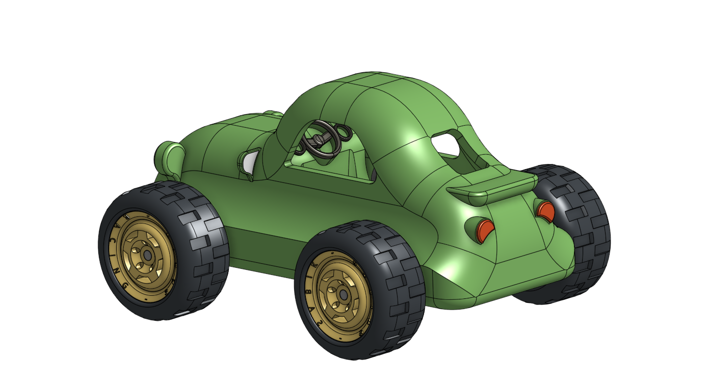 Racing Car - Little Buggy by Zdeněk Sába | Download free STL model ...