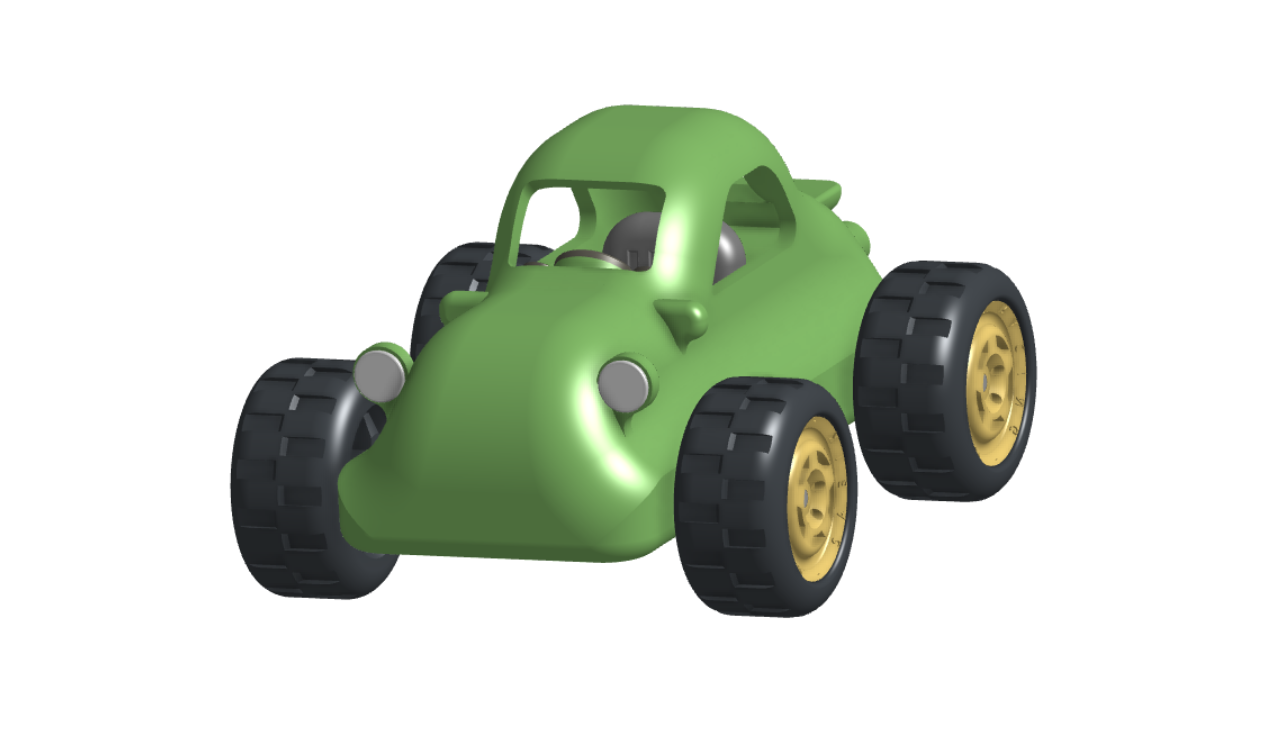 Racing Car - Little Buggy by Zdeněk Sába | Download free STL model ...
