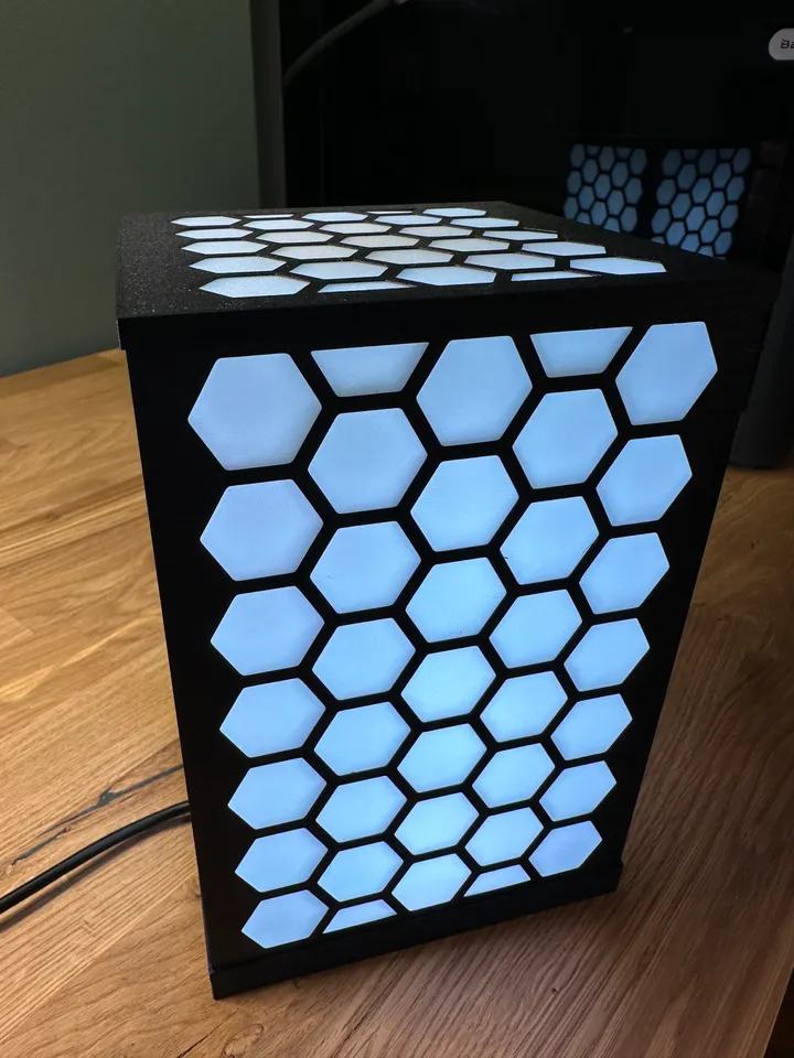 Hex Table Lamp Remix by Morris | Download free STL model | Printables.com