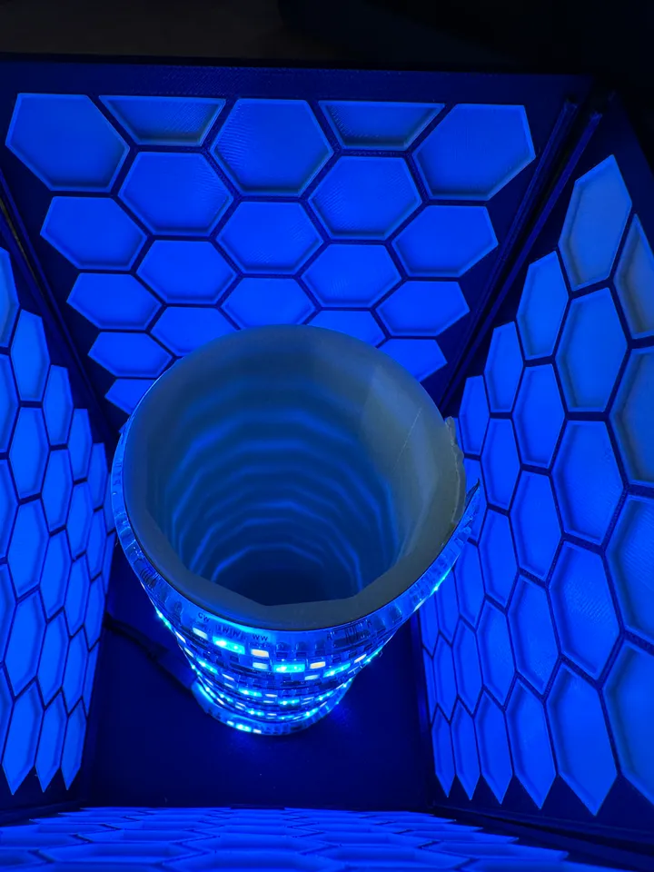 Hex Table Lamp Remix by Morris | Download free STL model | Printables.com