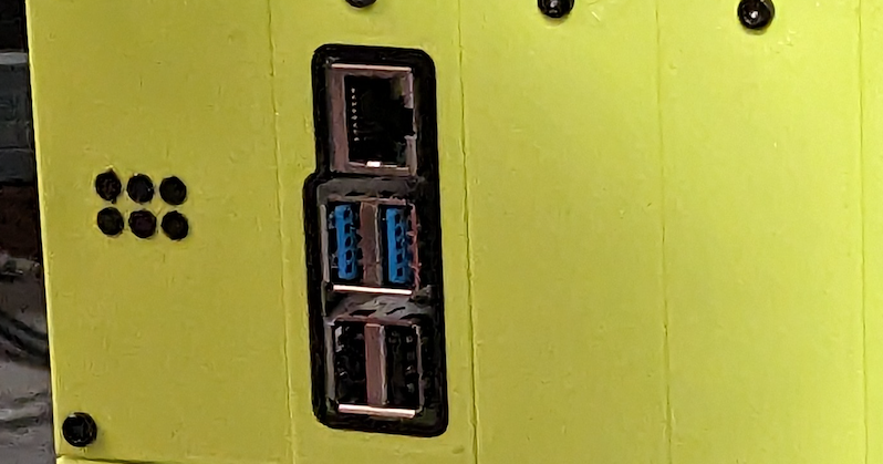 Pi 4B panel and brace by Steve's3DPrints | Download free STL model ...