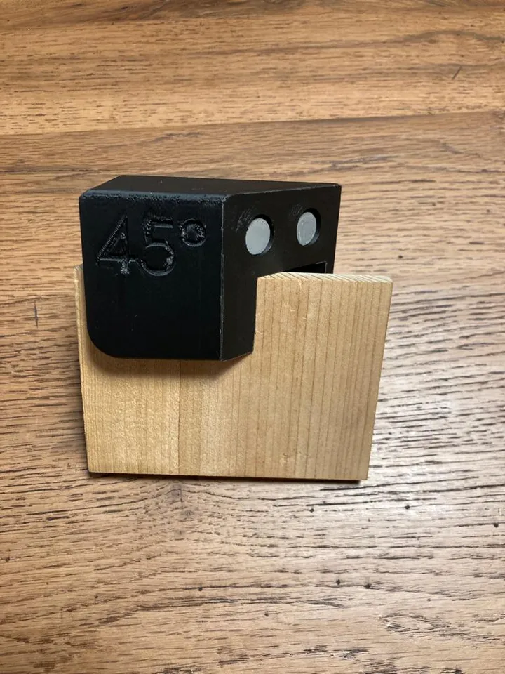 Saw jig 45° by Maker_Sem | Download free STL model | Printables.com