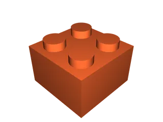 2x2 Lego Brick by Major_RedStar | Download free STL model | Printables.com