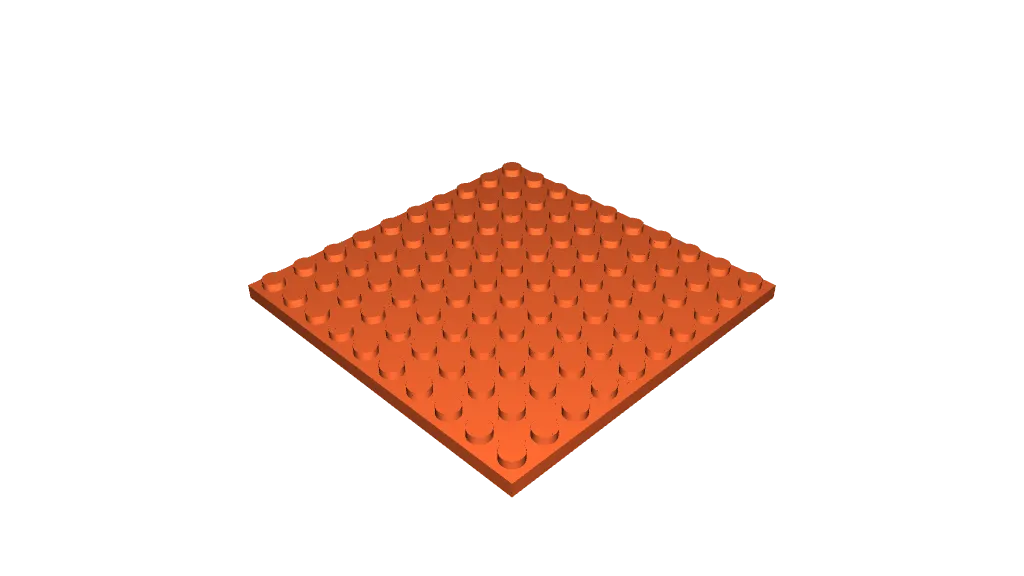 10x10 Lego Plate by Major_RedStar | Download free STL model ...