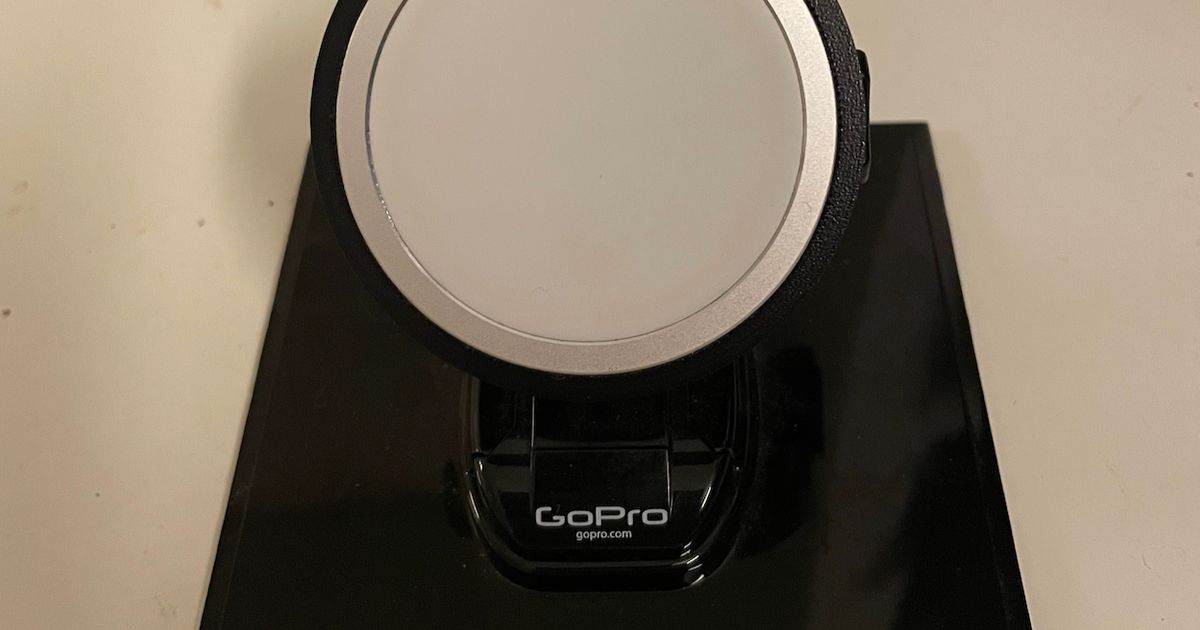 Apple MagSafe holder with GoPro mount socket by tjugan | Download free ...