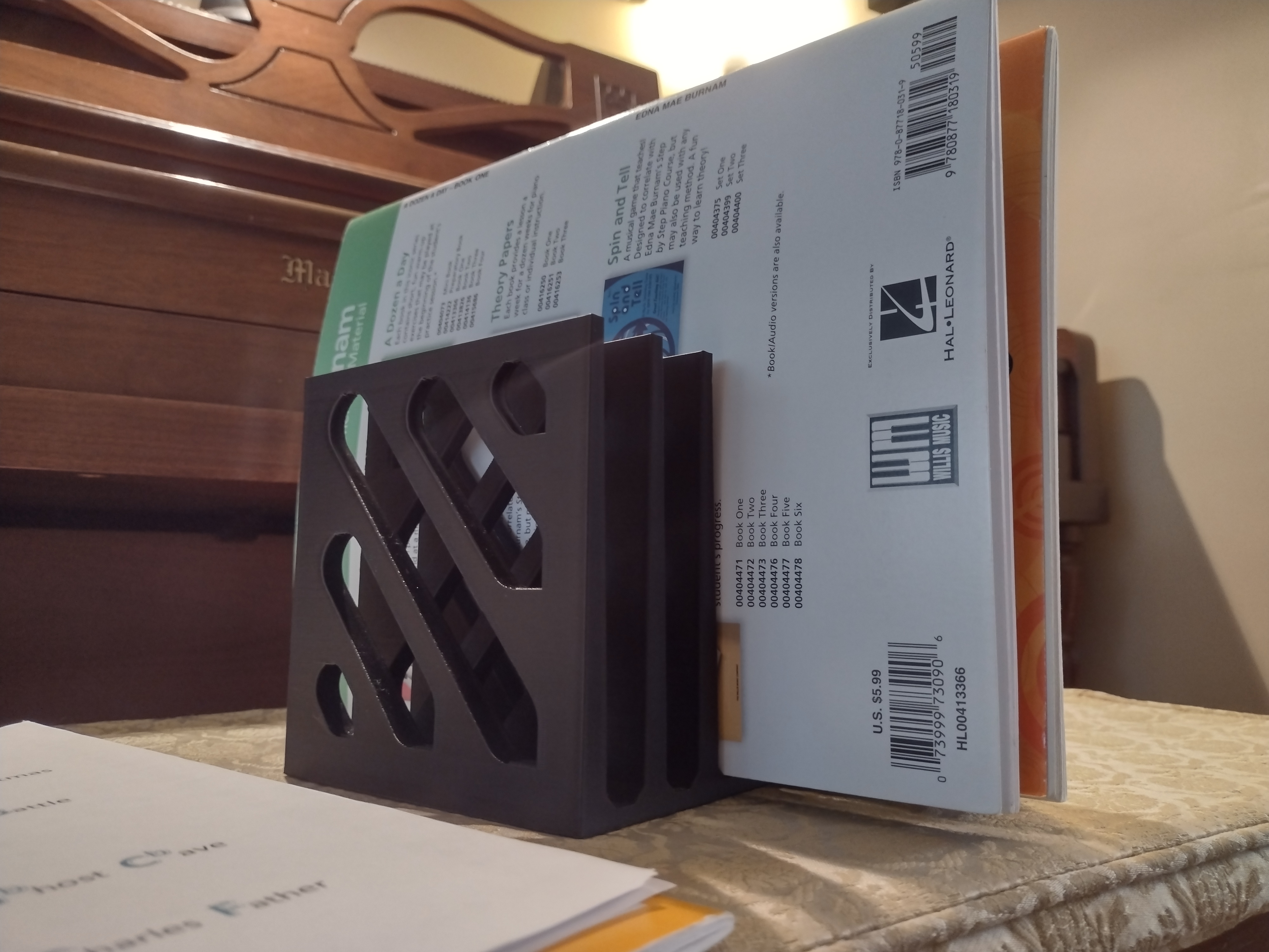 Book and File Organizer (Vertical) by southbaygsr | Download free STL ...