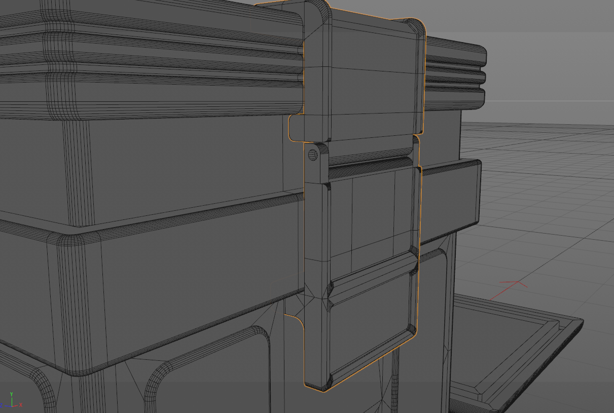 Starfield yellow storage box / container - fits on PRUSA MINI+ (mostly ...