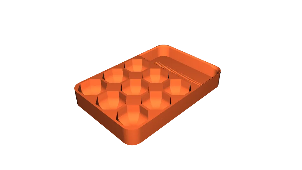 Paint mixing tray by tjugan | Download free STL model | Printables.com