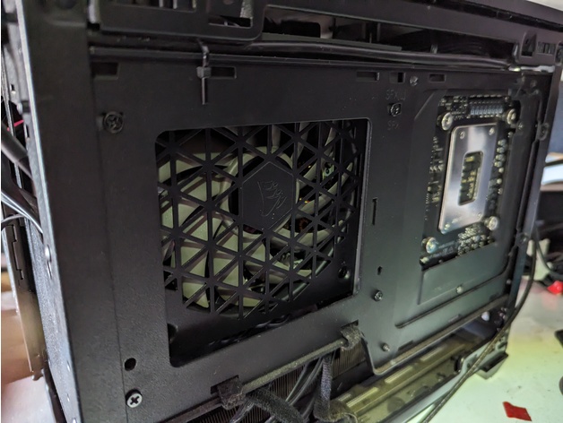 NR200 - SFX-L raised PSU mount - spartan by grumblegore | Download free ...