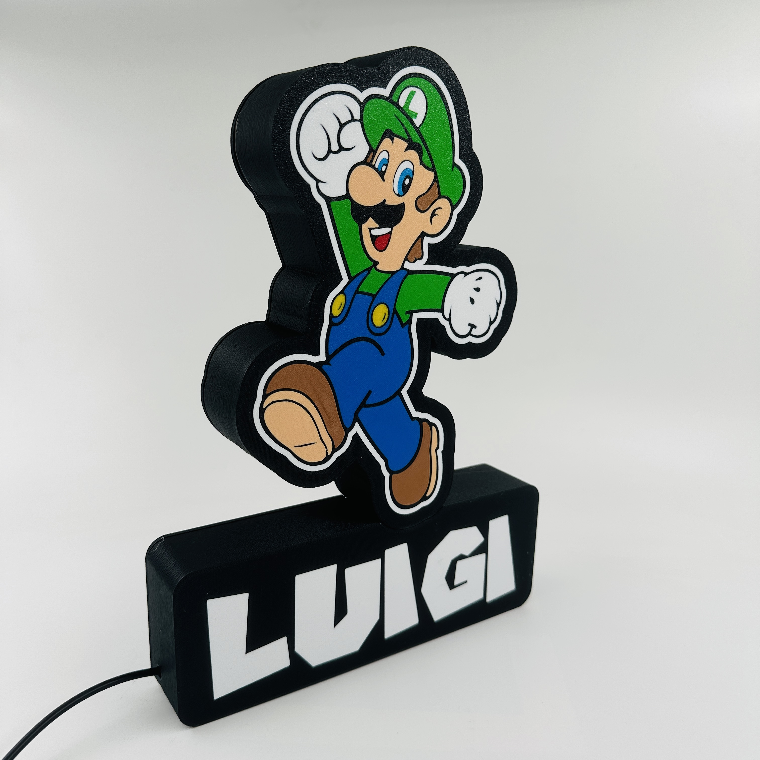 Luigi Led lamp by Smart3d By Gabriel Gomes | Download free STL model ...
