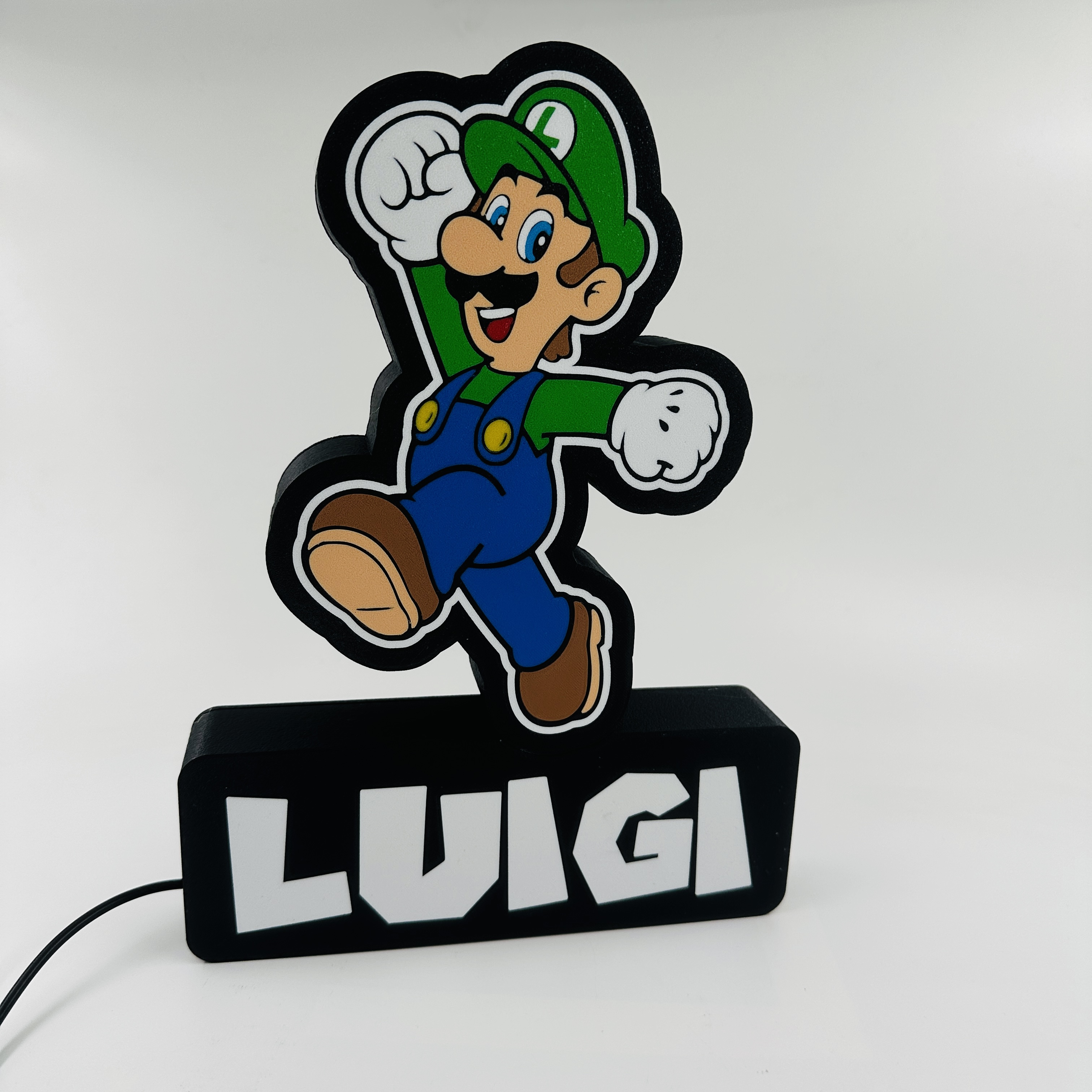 Luigi Led lamp by Smart3d By Gabriel Gomes | Download free STL model ...