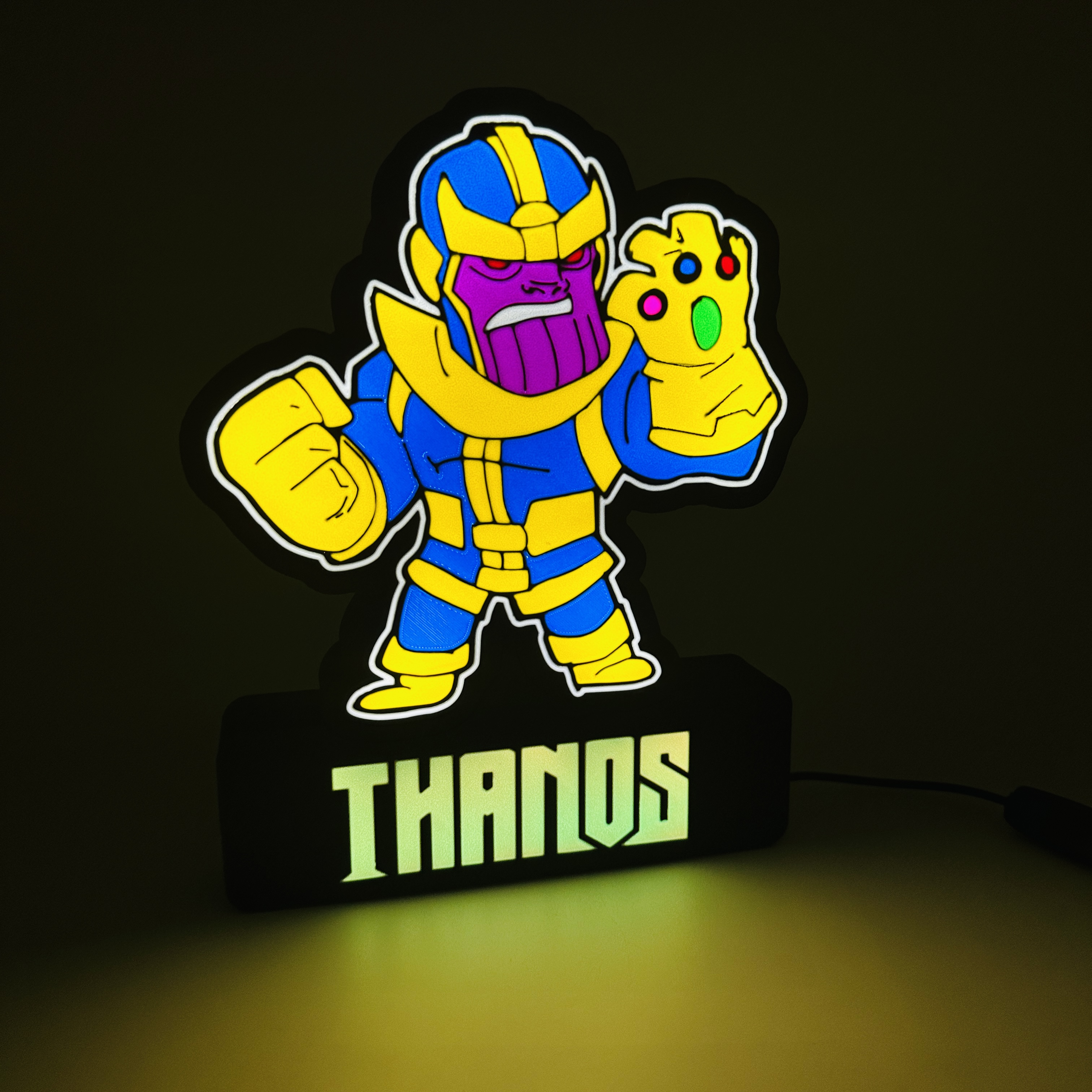 Thanos led lamp by Smart3d By Gabriel Gomes | Printables Store