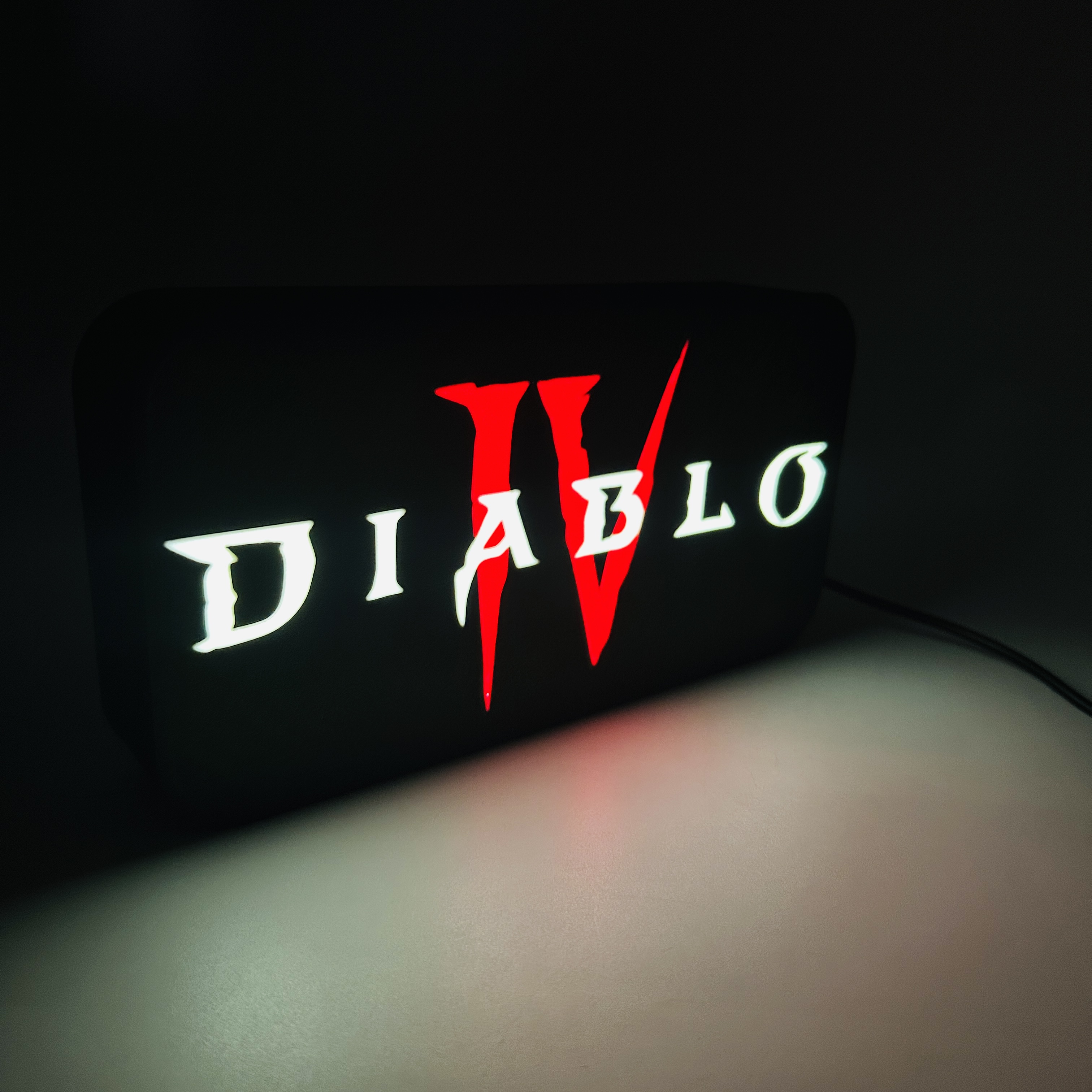 Diablo Logo Led by Smart3d By Gabriel Gomes | Download free STL model ...