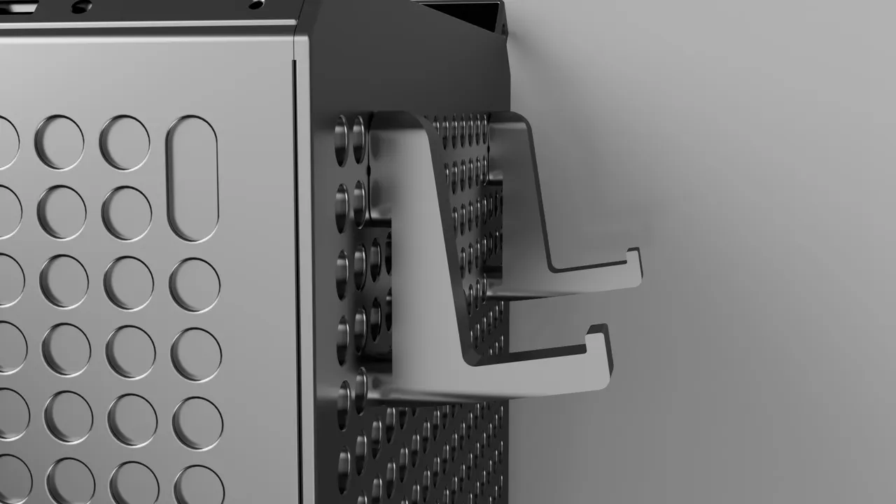 Cooler Master QUBE 500 Flatpack keyboard stand by Henryk Zaborowski ...