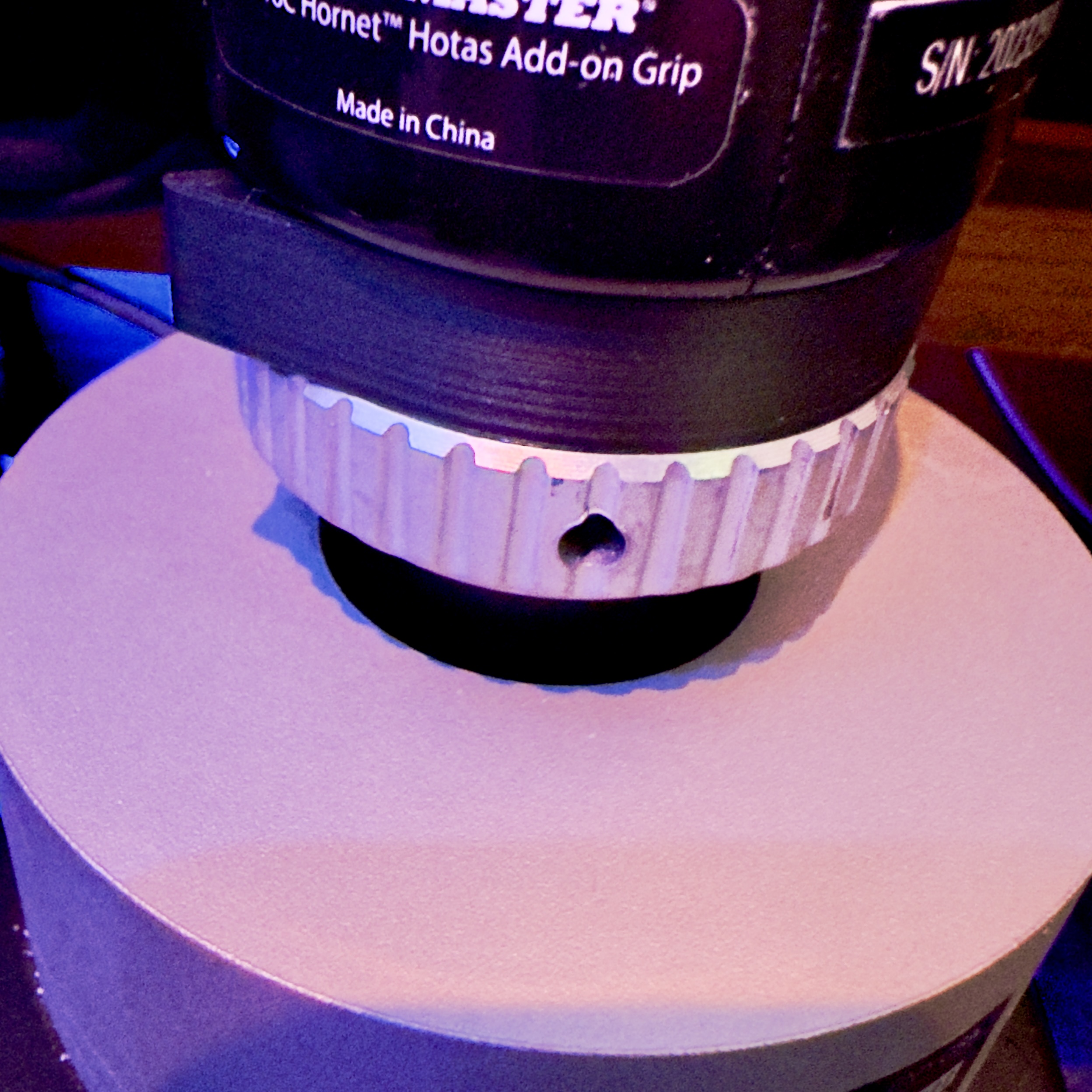 Thrustmaster grip support for FSSB base by Arkku | Download free STL ...