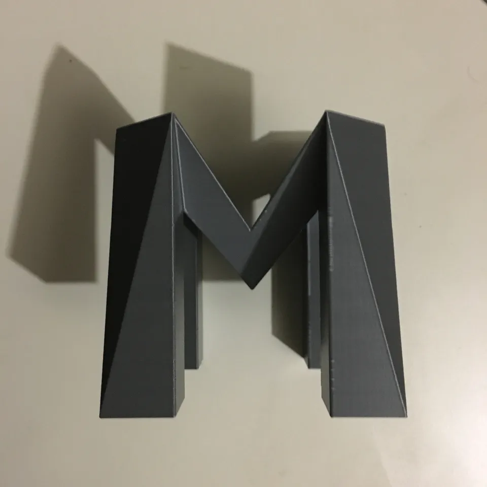 The letter M by Mauro Figueira | Download free STL model | Printables.com