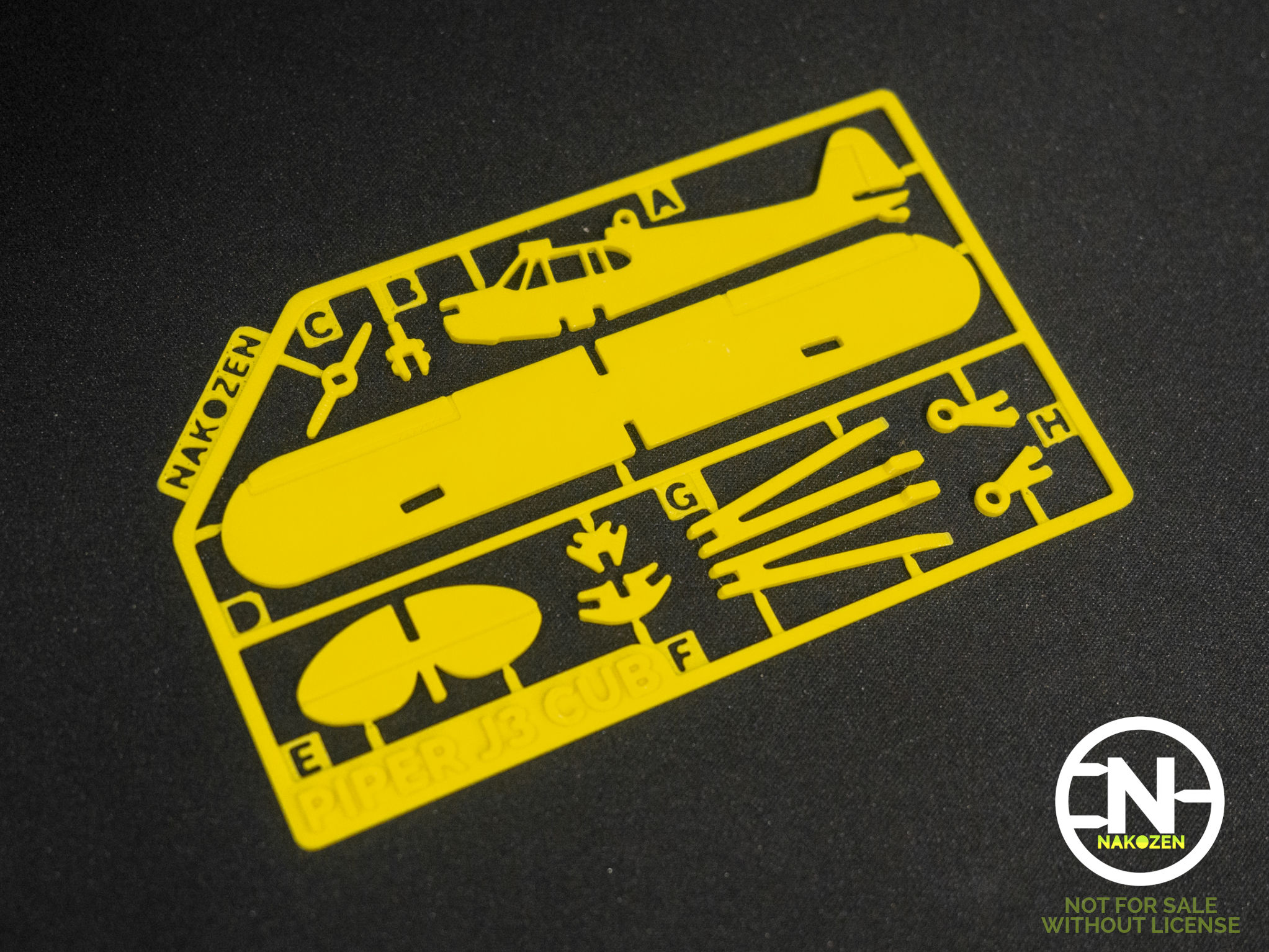 Piper J-3 Cub Kit Card by Nakozen | Printables Store