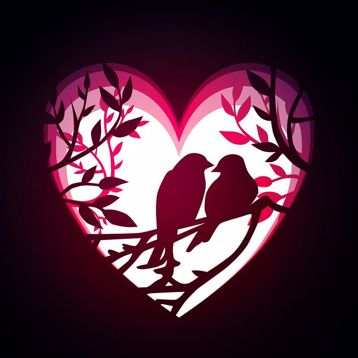 love bird lightbox by tecnoculebras | Printables Store