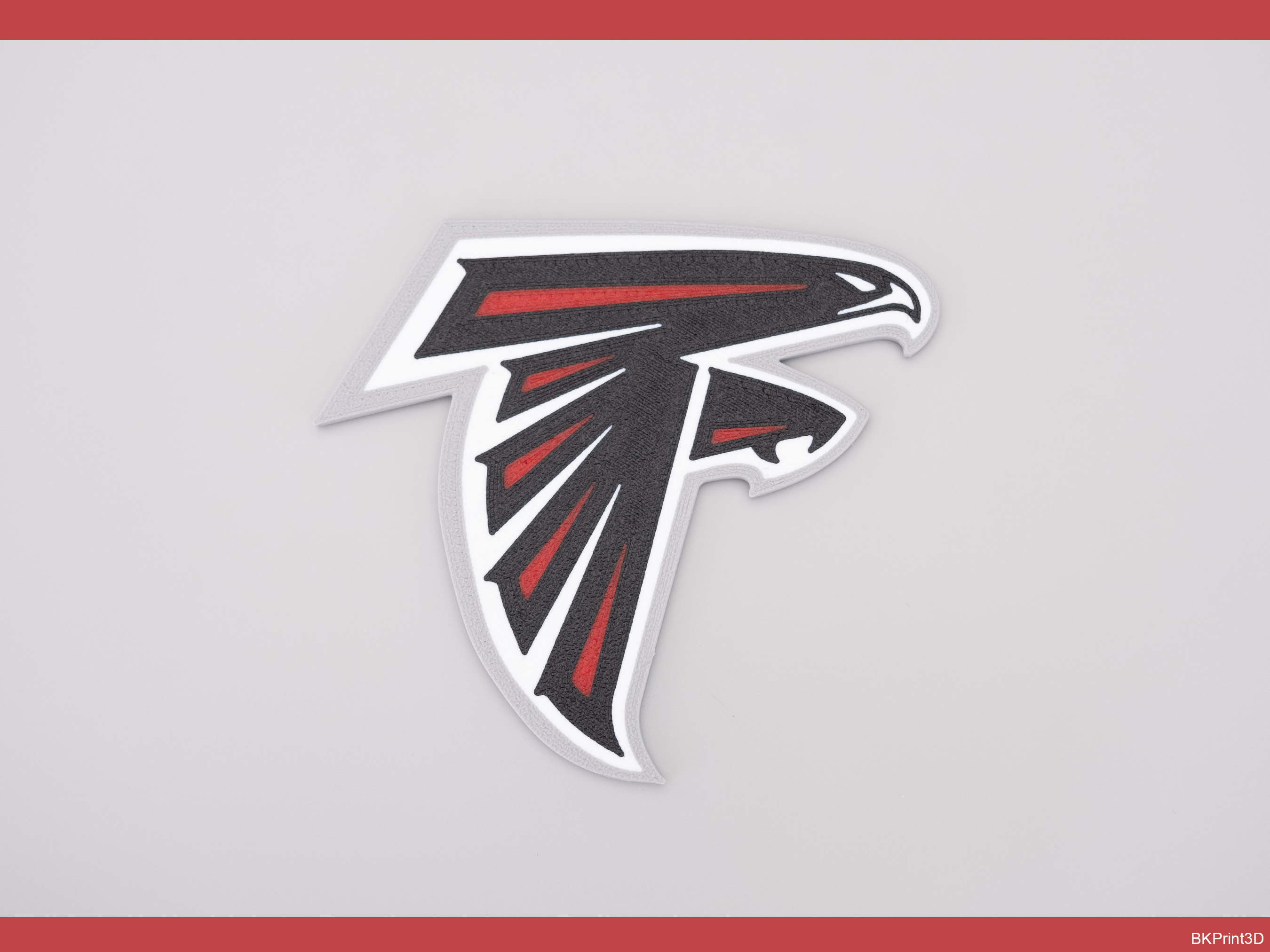 Atlanta Falcons Plaque Multi-Color by bogdan34000 | Download free STL ...