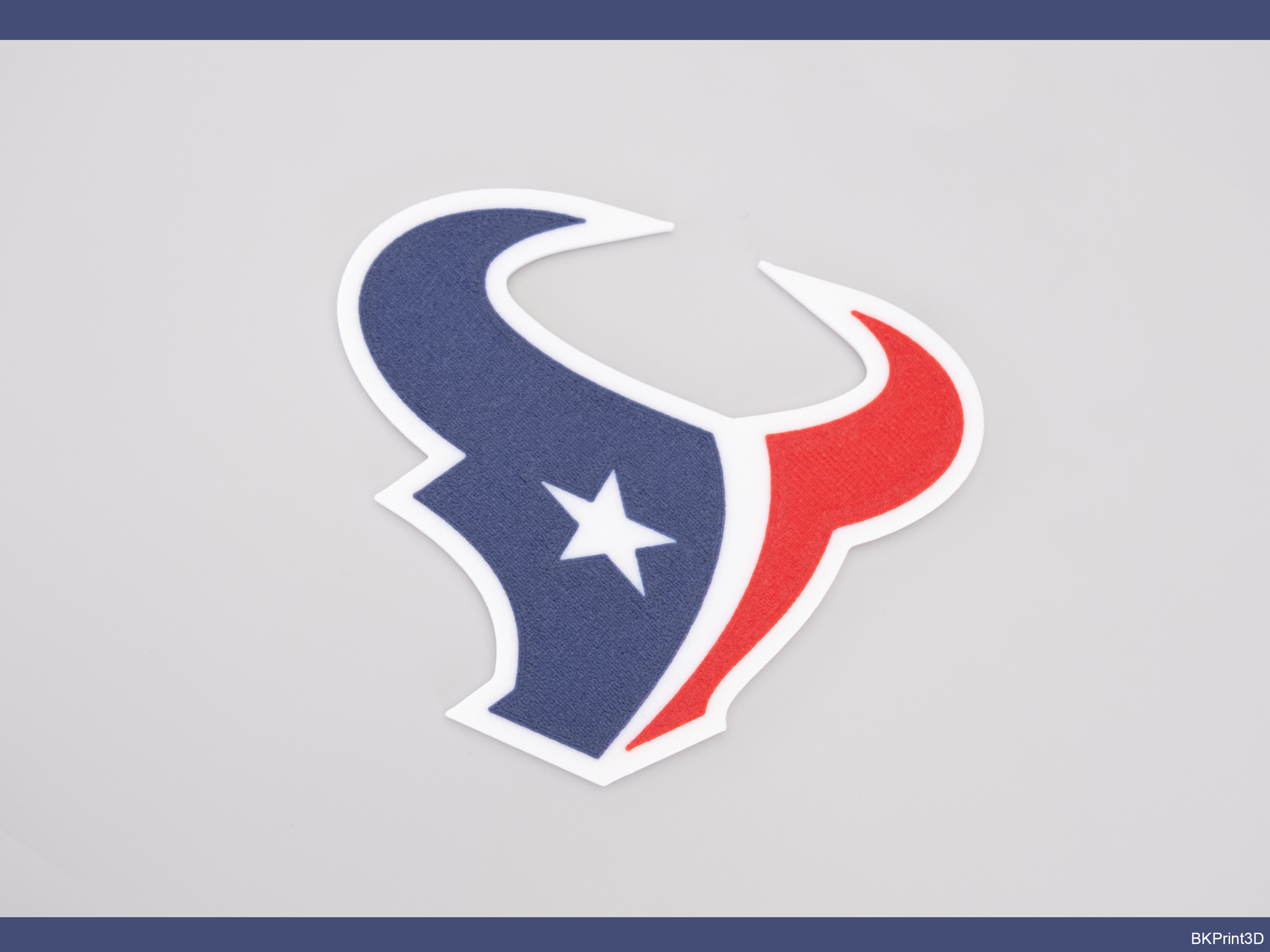 Houston Texans Plaque Multi-Color by bogdan34000 | Download free STL ...