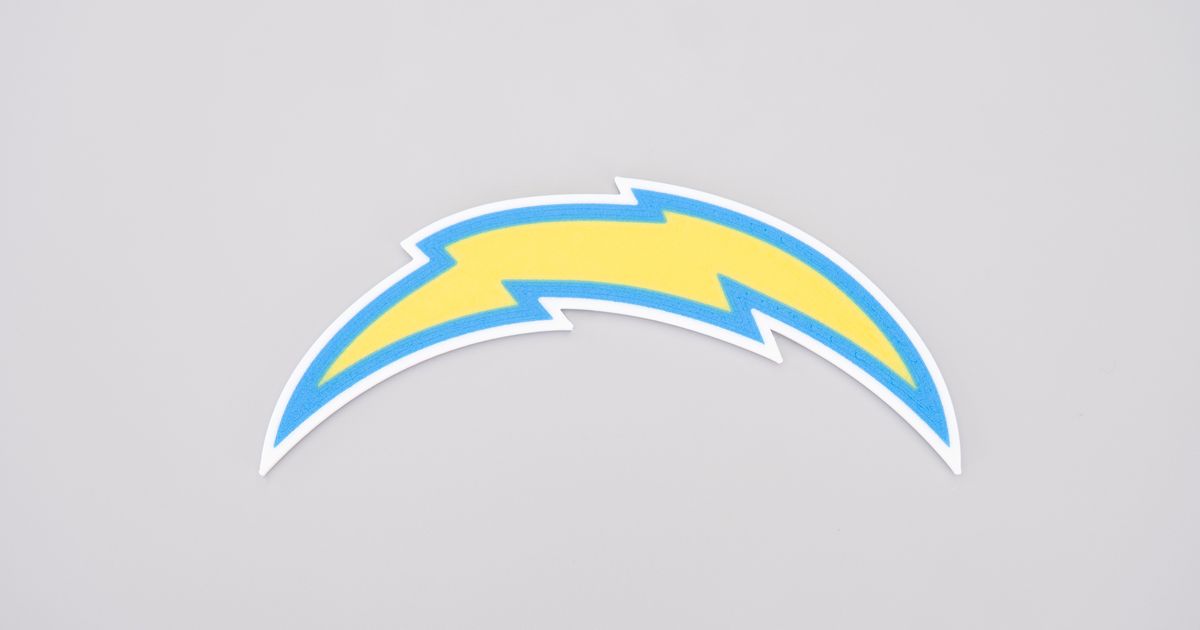 Los Angeles Chargers Plaque Multi-Color by bogdan34000 | Download free ...