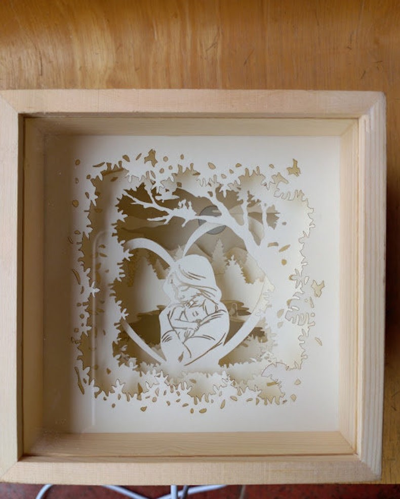 I Love Mom (Mother's day) light box by tecnoculebras | Printables Store