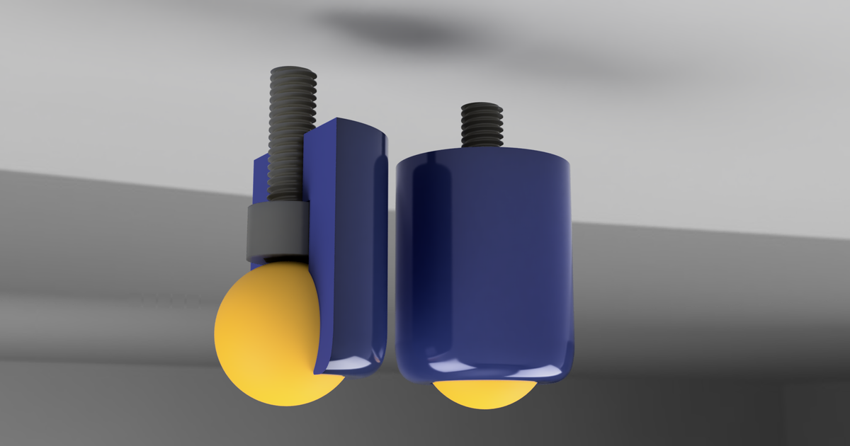 20** extrusion rubber leg by Kostyantyn Polischuk | Download free STL ...