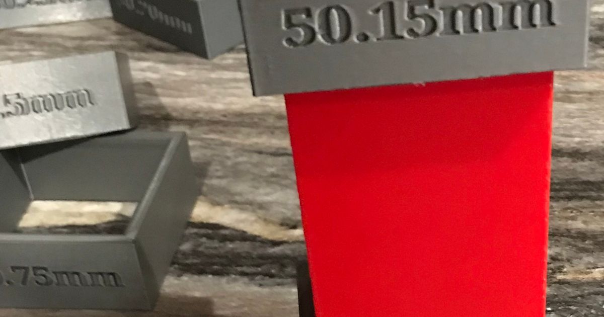 Clearance Test Blocks by Coolnerd | Download free STL model ...