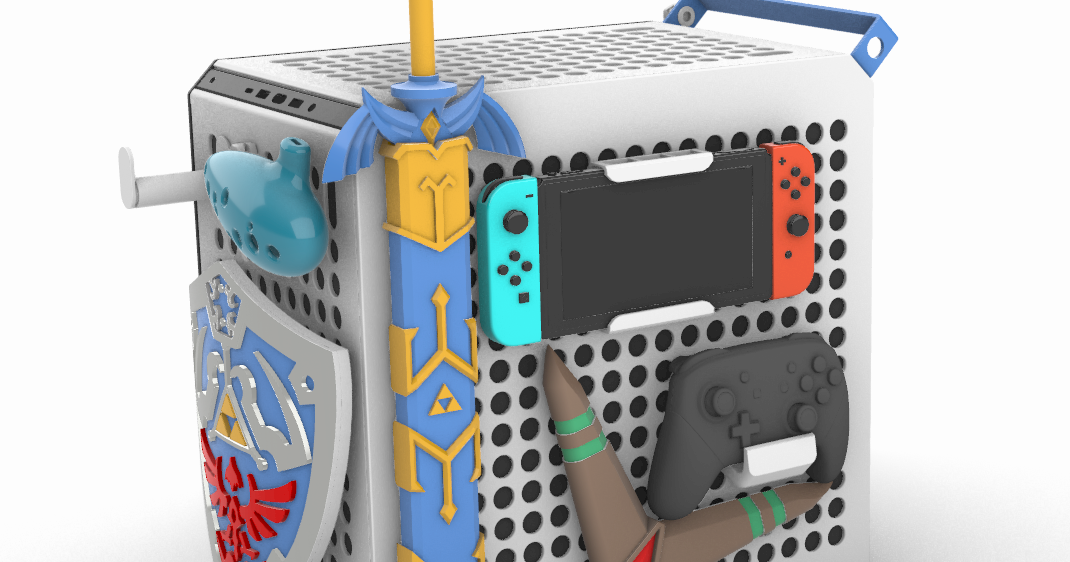 Support Nintendo Switch Cooler Master by FrogTuch | Download free STL ...