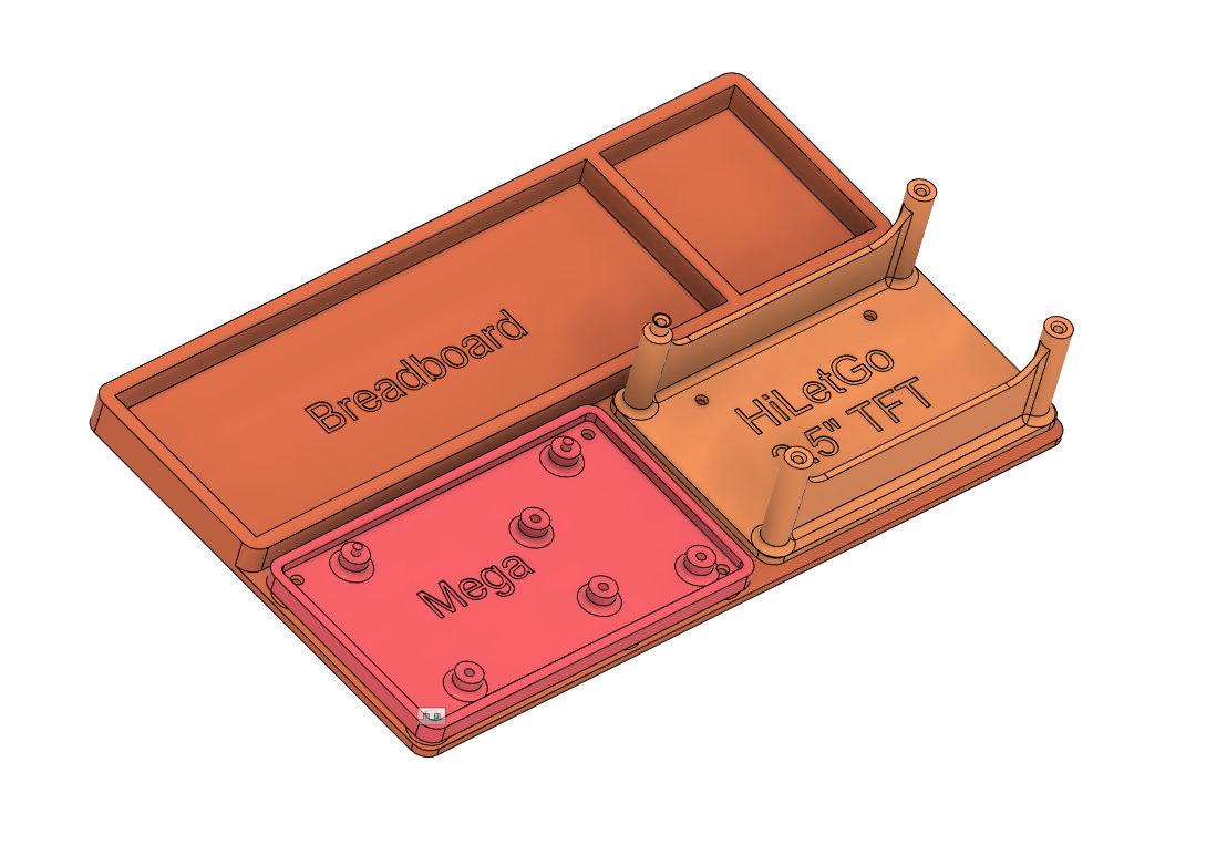 Arduino Modular Prototype Board with TFT - for Mega, Uno, Nano by Jazz ...