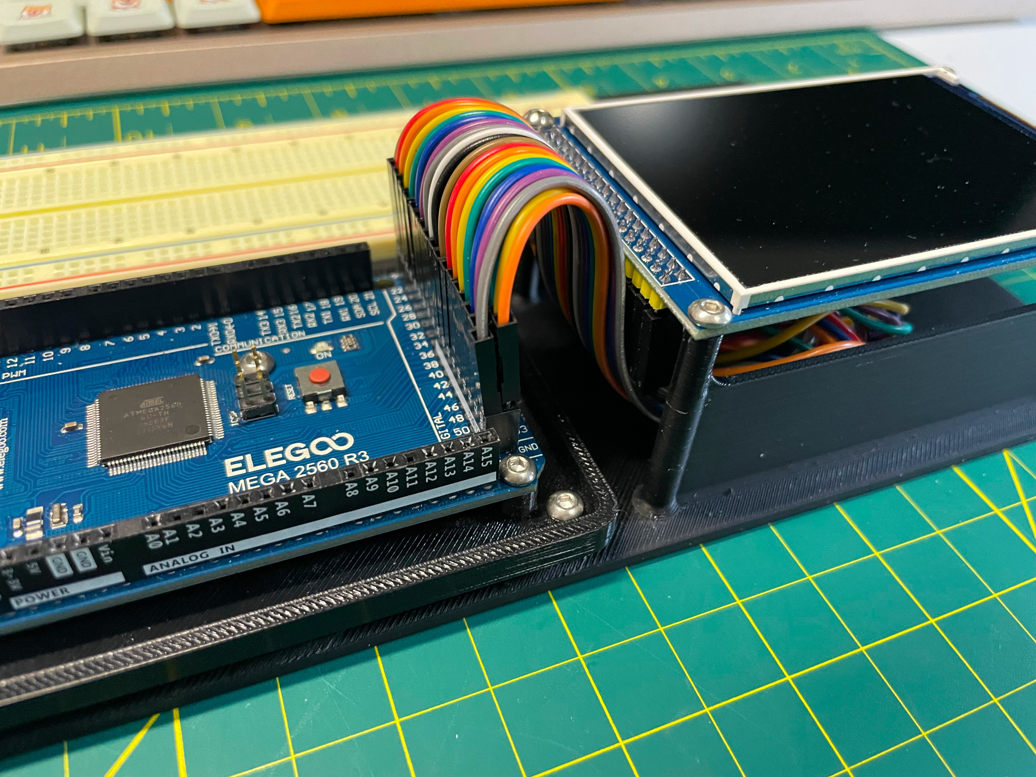 Arduino Modular Prototype Board With Tft For Mega Uno Nano By Jazz