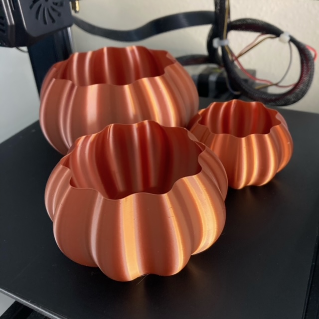 Vase Mode Pumpkin Bowl by Meg | Download free STL model | Printables.com