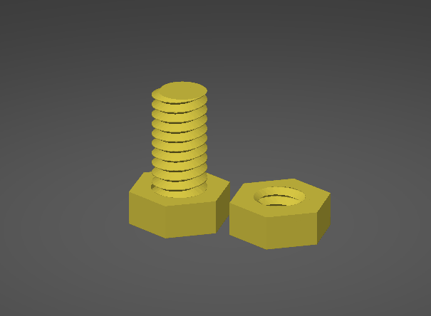 Bolt & Nut by Omaker | Download free STL model | Printables.com